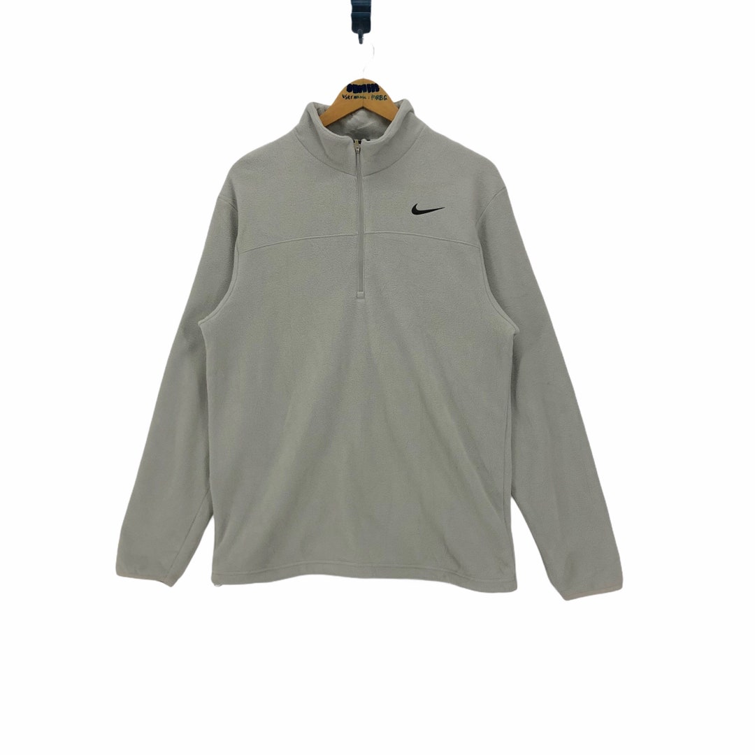 Vintage Nike Golf Swoosh Mock Neckfleece Sweatshirt Pullover Sweater ...