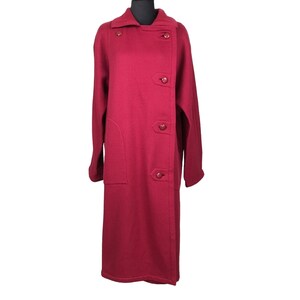 Vintage 80s Christian Dior Prêt-a-porter Modèle Exportation Wool Trench Coat Overcoat ...