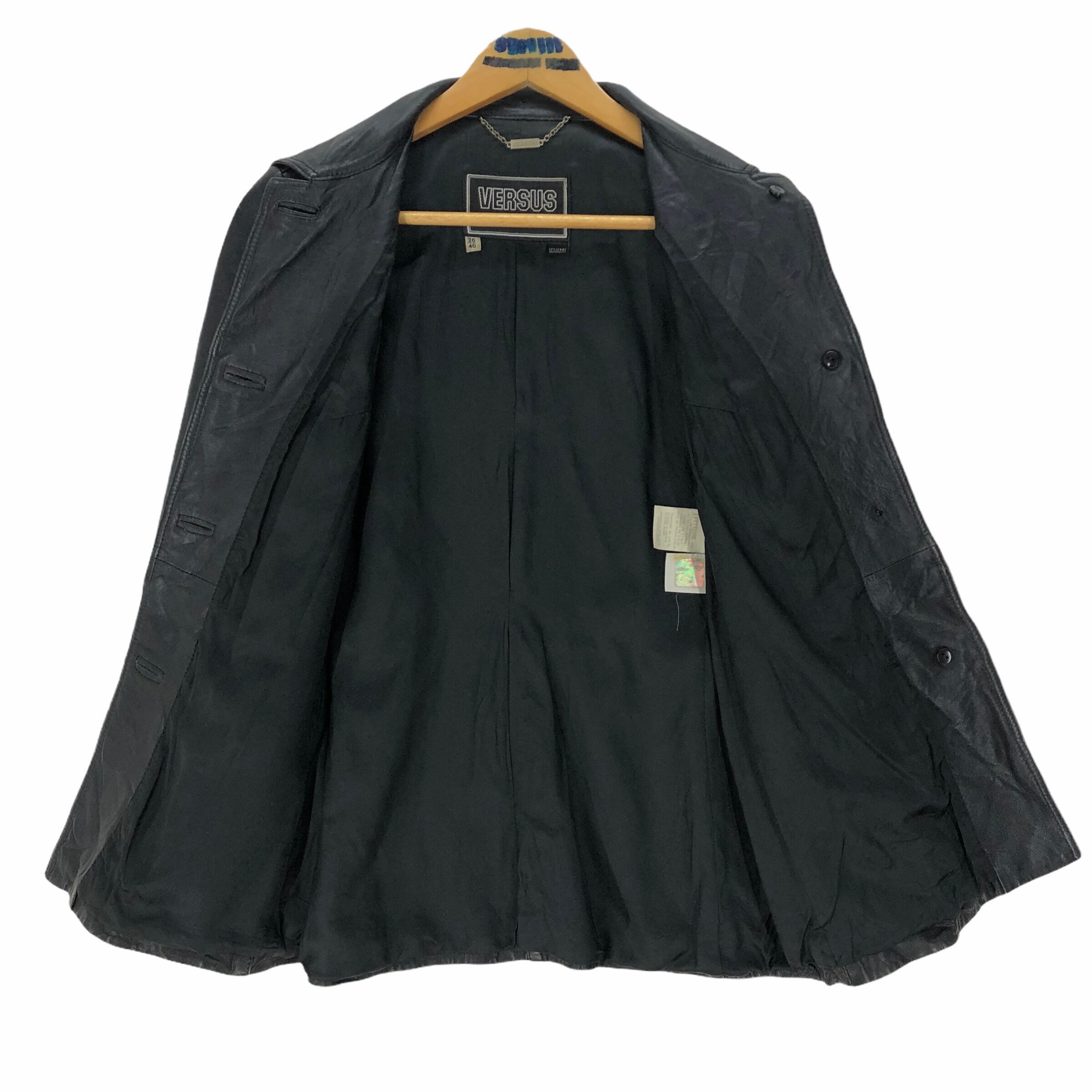 Vintage Versus by Gianni Versace Womens 100% Leather Jacket - Etsy