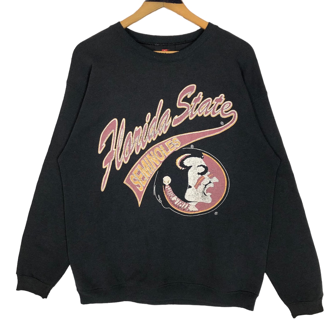 Vintage 90s Florida State University Crewneck Sweatshirt Pullover ...