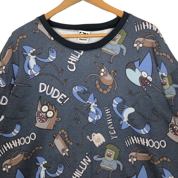 Vintage Regular Show Cartoon Network Crewneck Sweatsh… - Gem