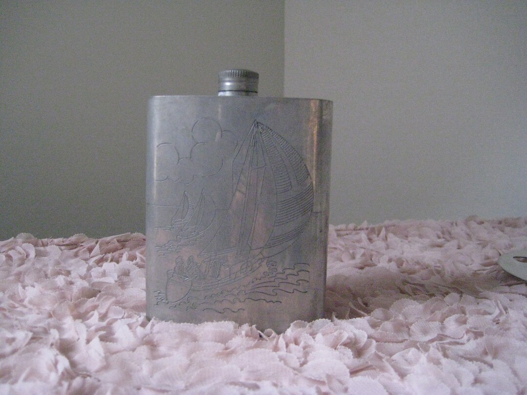 Tin Flask for Experienced Sailors - Etsy