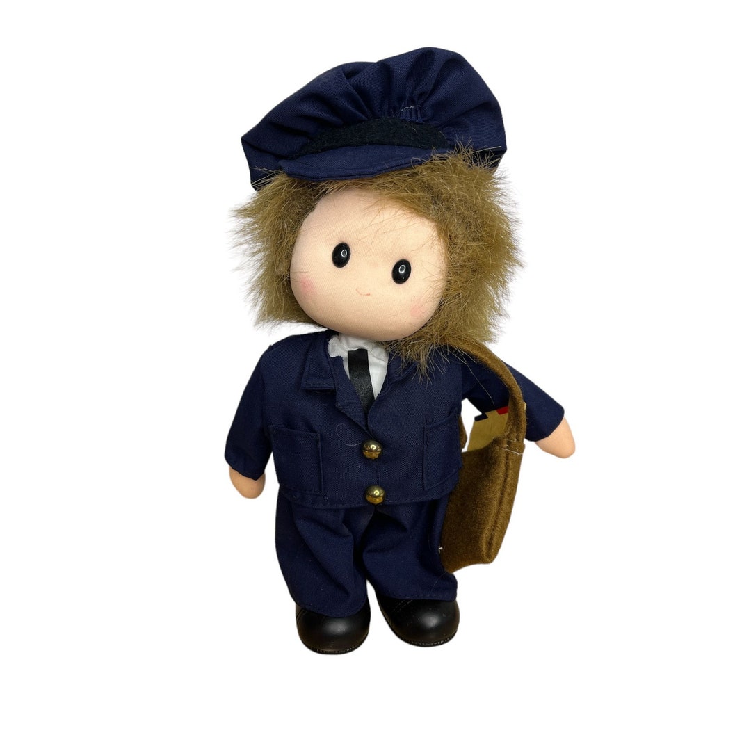 Berkeley Designs Cuddle Kidz Musical Moveable Doll Postal Worker K8807 ...