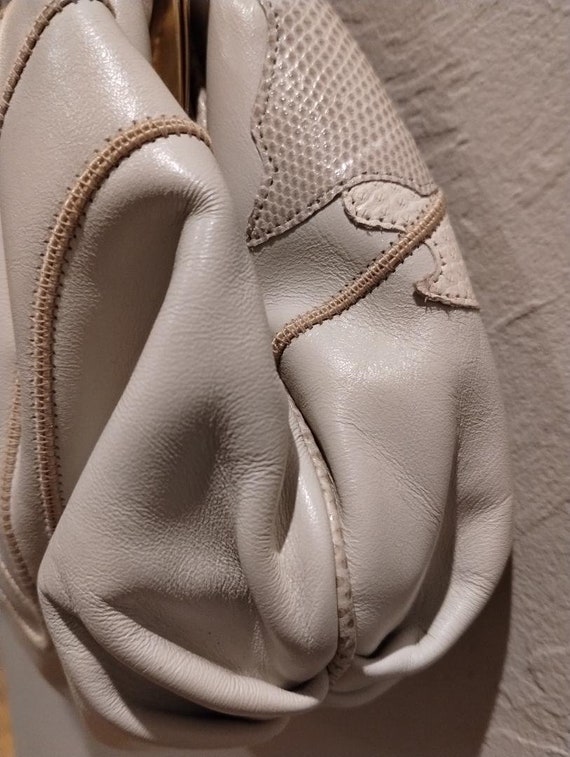 Vintage Carlo Fiori 100% Leather Shoulder Bag - Gem