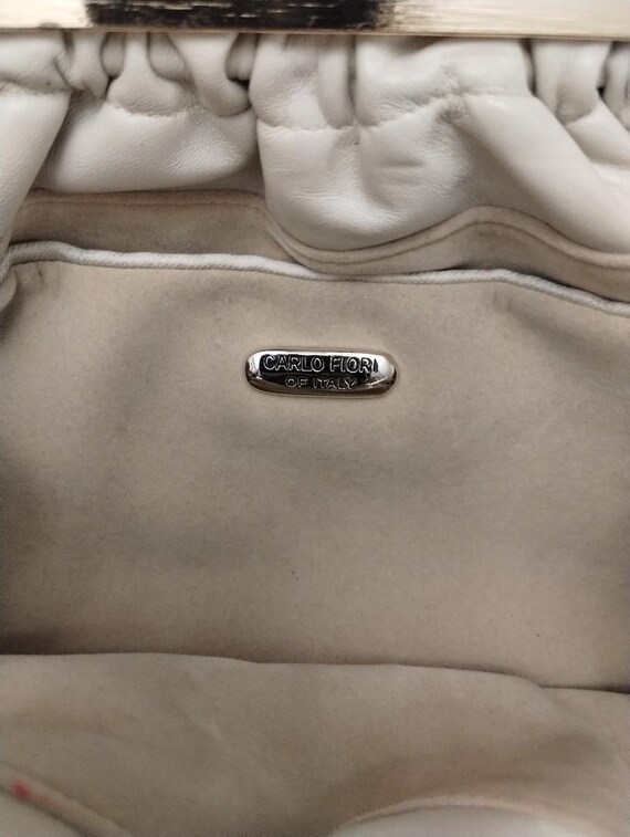 Vintage Carlo Fiori 100% Leather Shoulder Bag - Gem