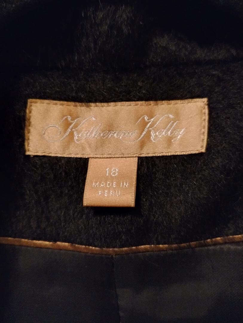 Vintage Katherine Kelly Alpaca/wool Women's Coat Sz 18 - Etsy