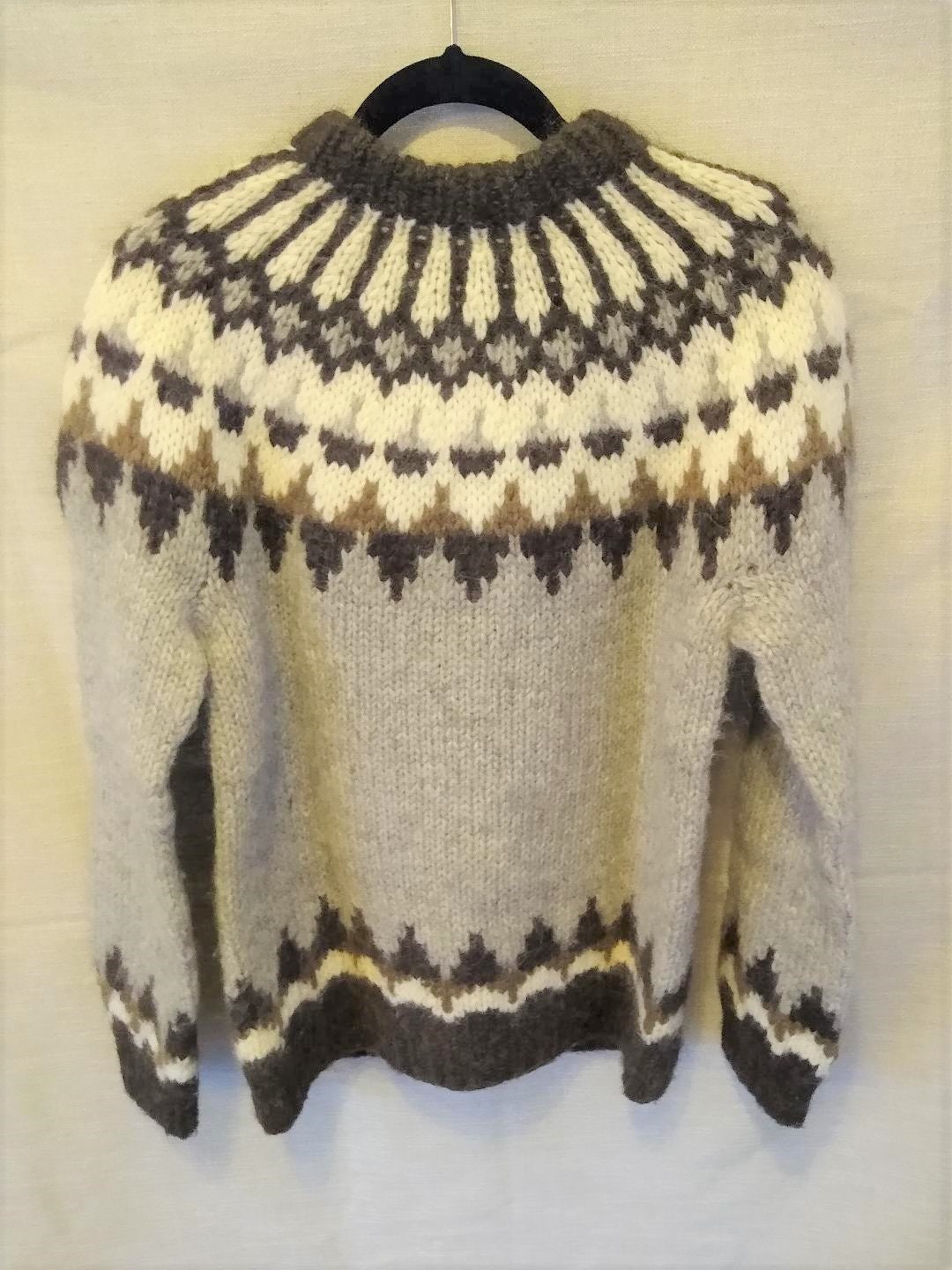 Vintage Unisex Icelandic Alafoss Lopi Wool Pullover Sweater Sz S. - Etsy