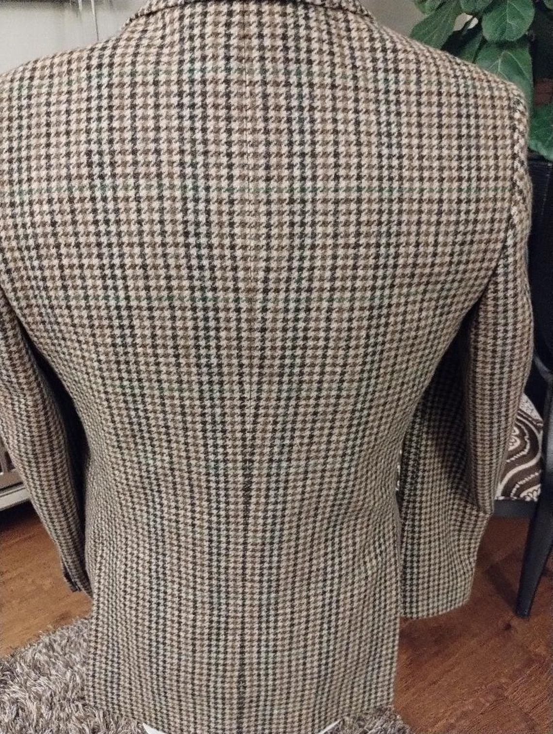 Vintage D.S. Dundee 100% Wool 2 Button Houndstooth Blazer Sz 42. - Etsy