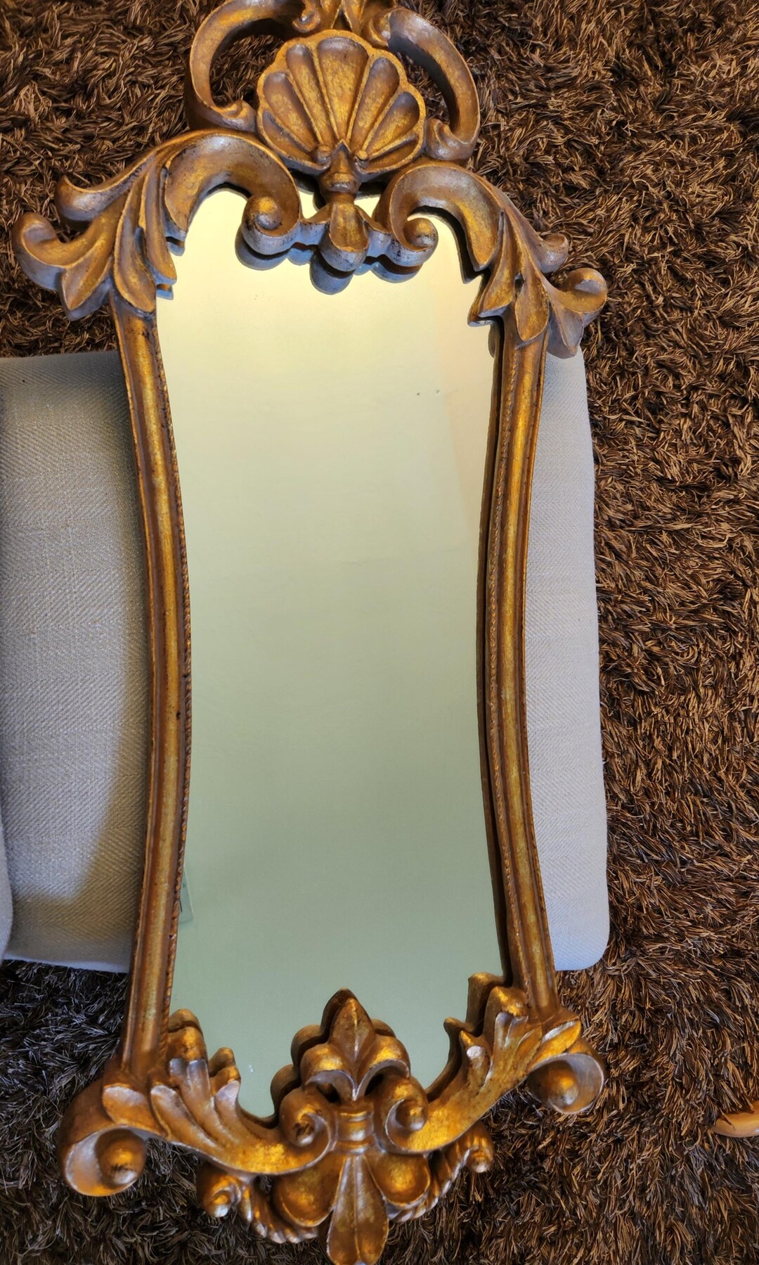 Italian Rococo Baroque Gold Wall Mirror - Etsy