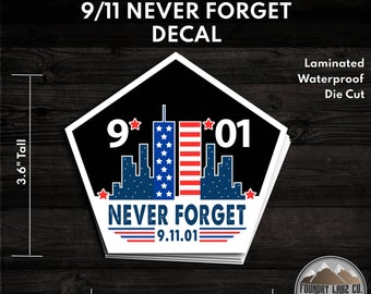 9/11 Black Maltese Always Remember September 11th 2001 Vinyl - Etsy