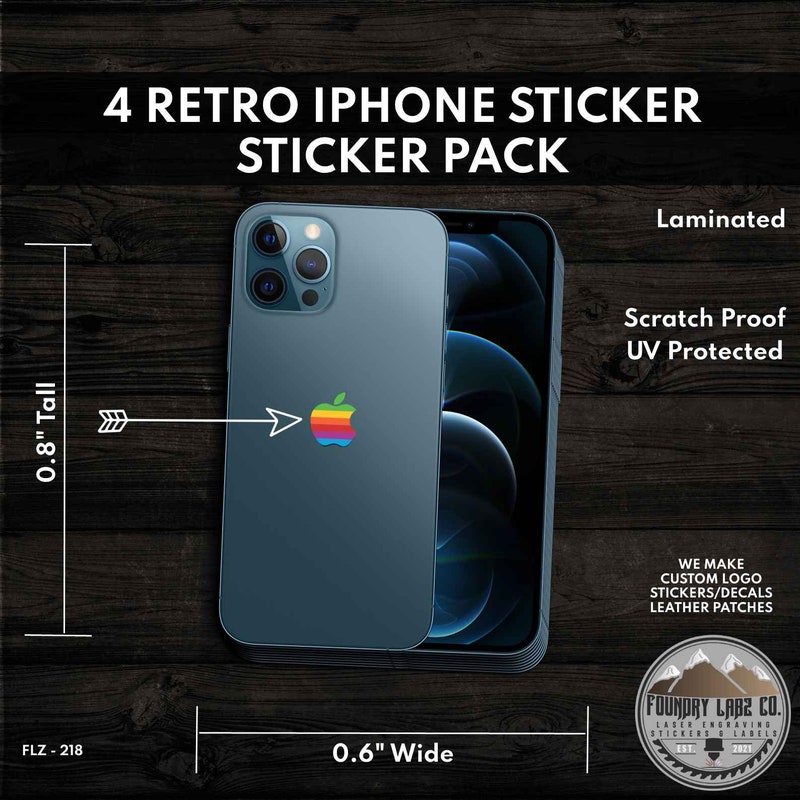 Apple Logo Stickers - Etsy
