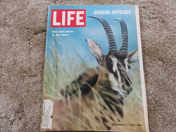 Vintage LIFE Magazine December 5 1969 Pullout Cover Great | Etsy