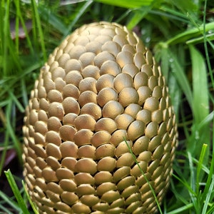 Golden Dragon Egg Figurine Mermaid Dinosaur 6-inch Decoration - Etsy