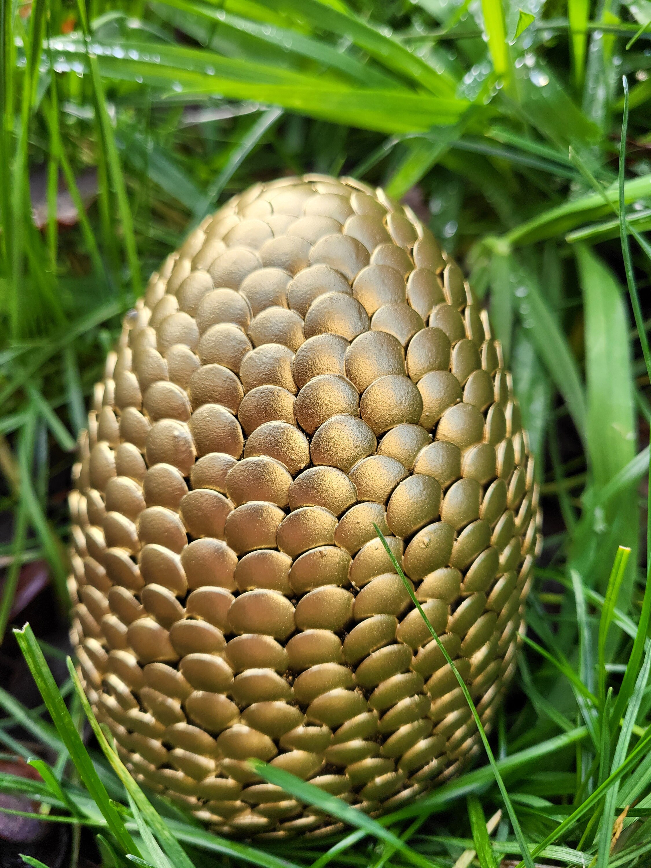 Golden Dragon Egg Figurine Mermaid Dinosaur 6-inch Decoration - Etsy