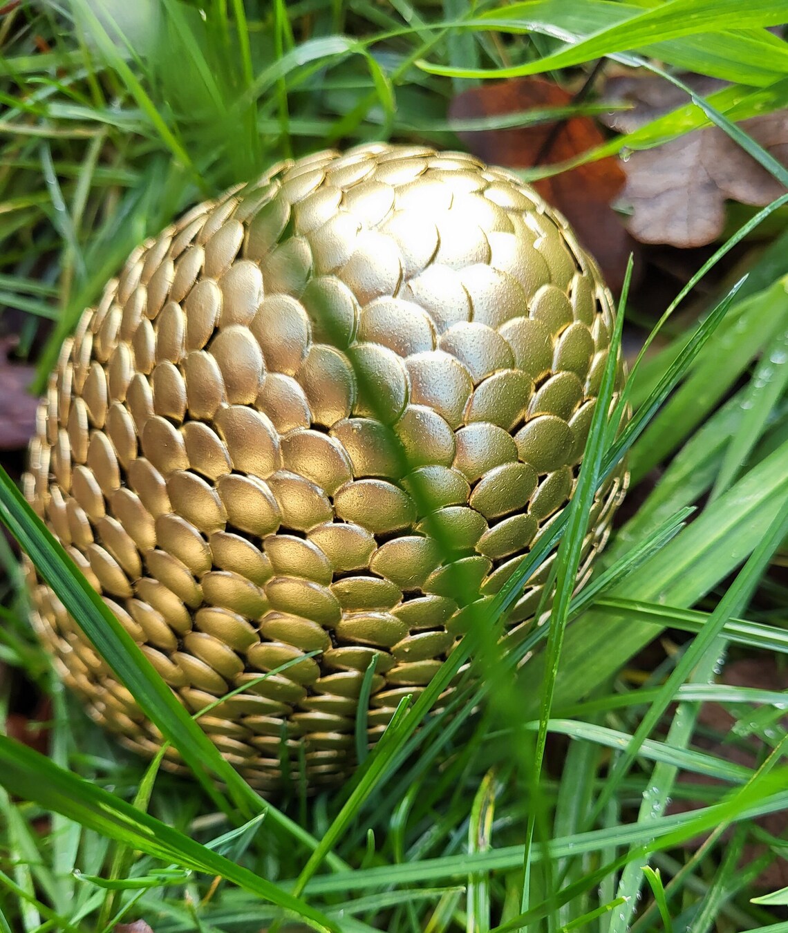 Golden Dragon Egg Figurine Mermaid Dinosaur 6-inch Decoration - Etsy