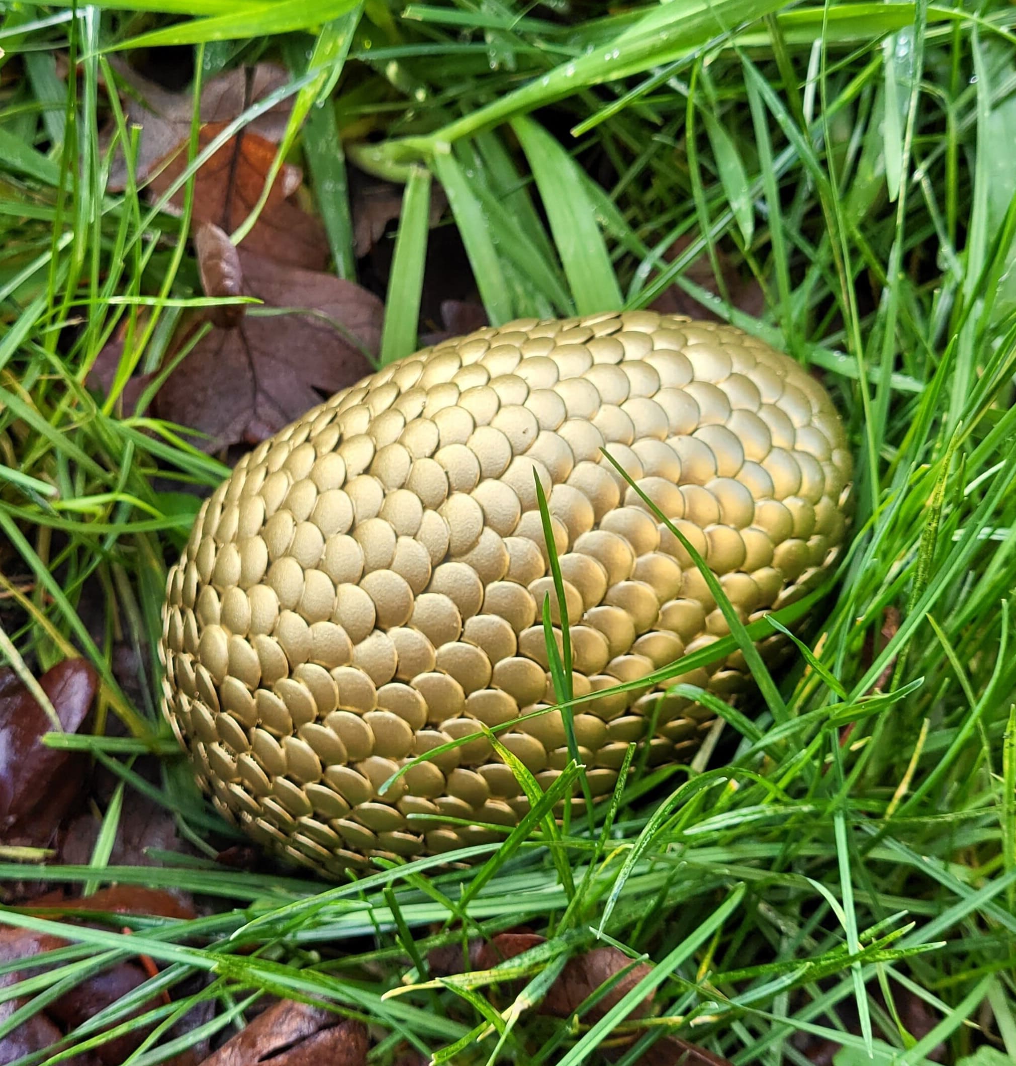 Golden Dragon Egg Figurine Mermaid Dinosaur 6-inch Decoration - Etsy