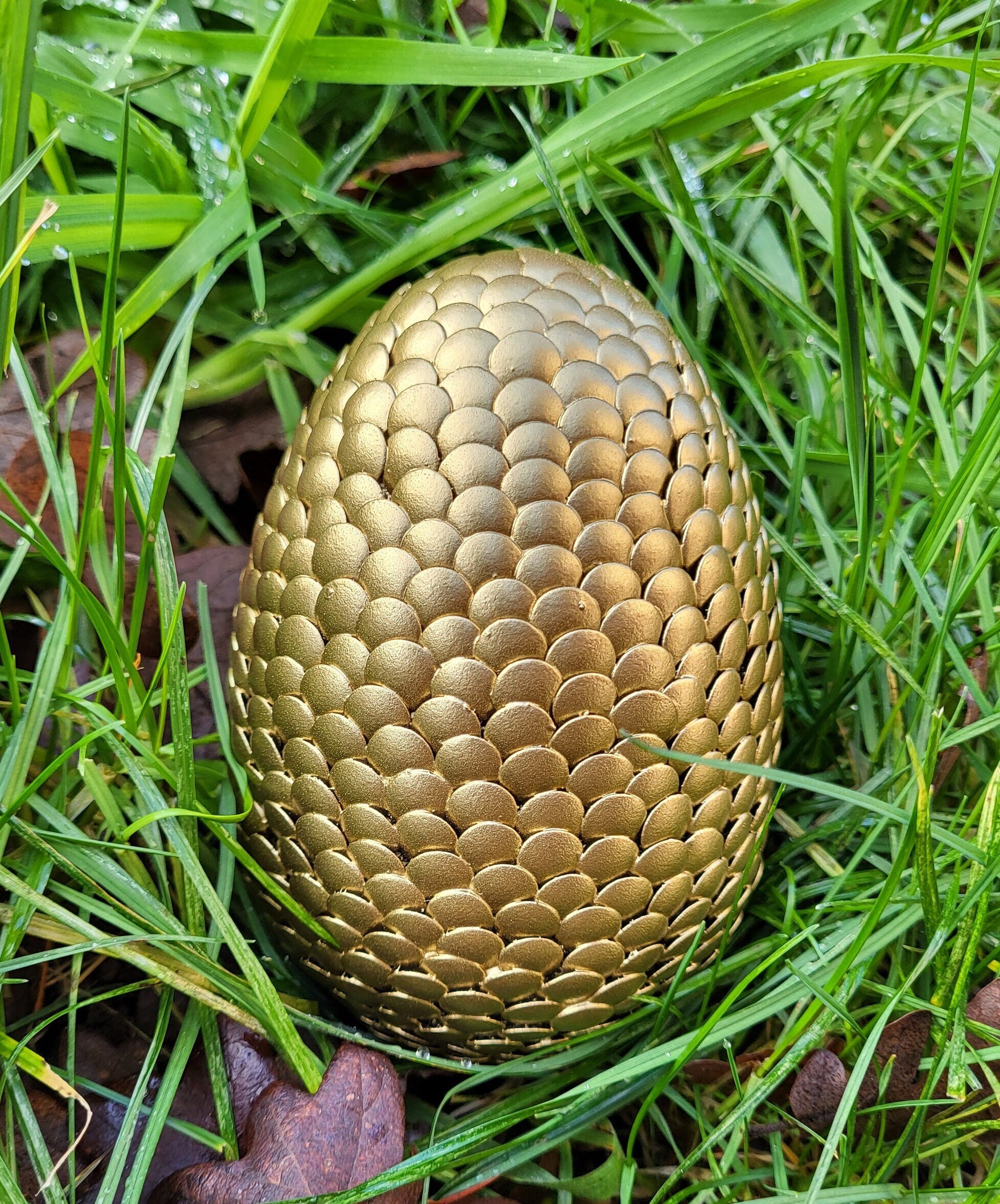 Golden Dragon Egg Figurine Mermaid Dinosaur 6-inch Decoration - Etsy