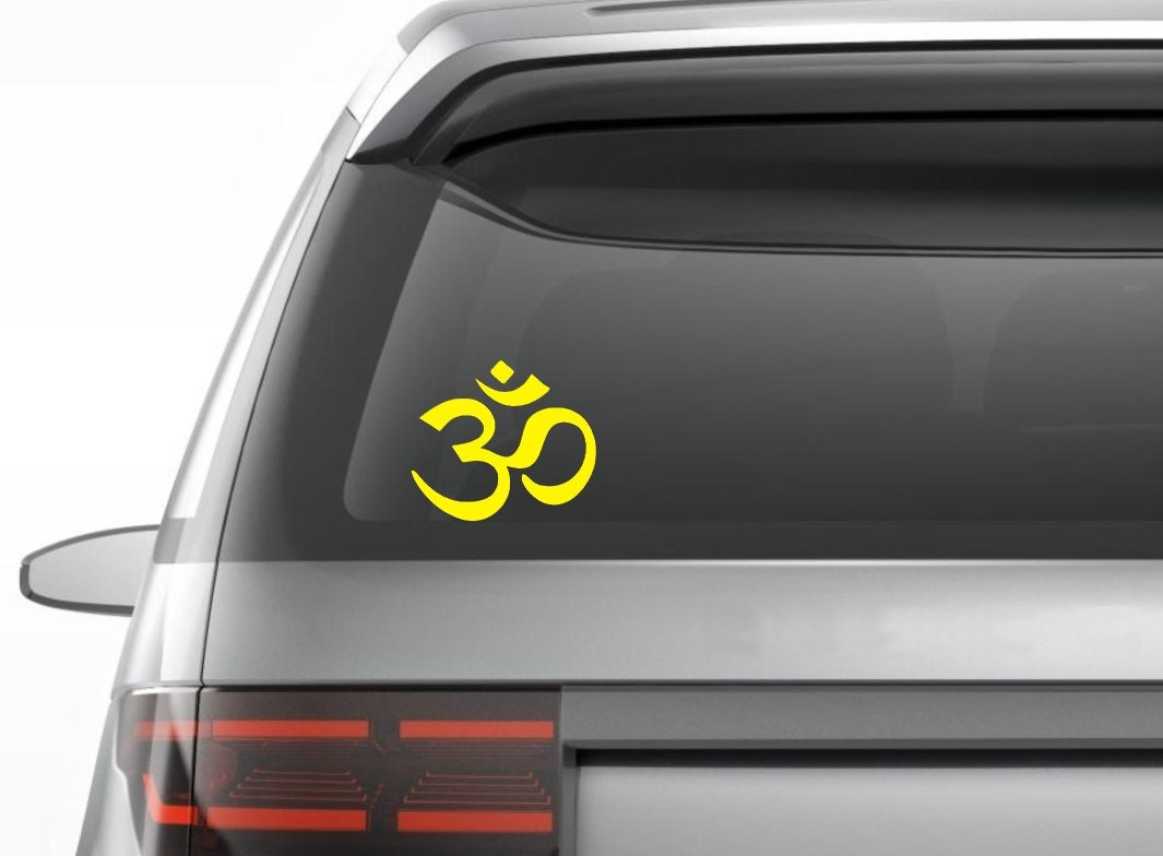 DECAL Aum Om Decal Om Car Decal Om Sticker Vinyl Yoga - Etsy Finland