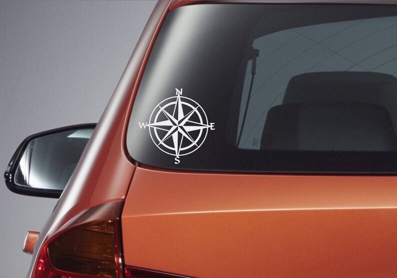 DECAL Compass Rose Windrose Rose of the Winds Vinyl Decal - Etsy