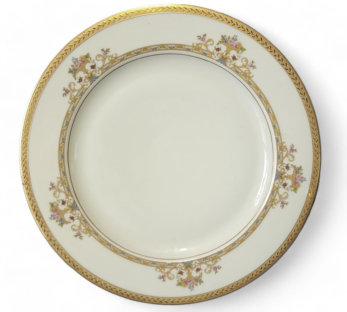 Epiag Czechoslovakia Bergenland Pattern Fine China Cream & Gold Floral ...