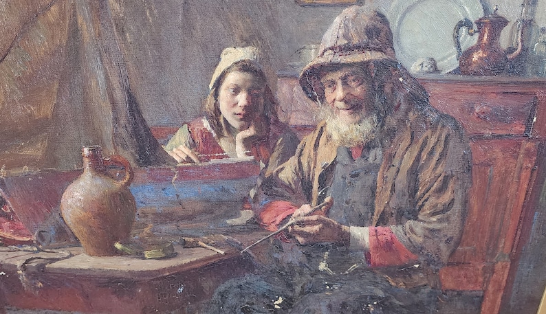 Alois Boudry belgian 1851-1938 Antique Oil on Canvas - Etsy