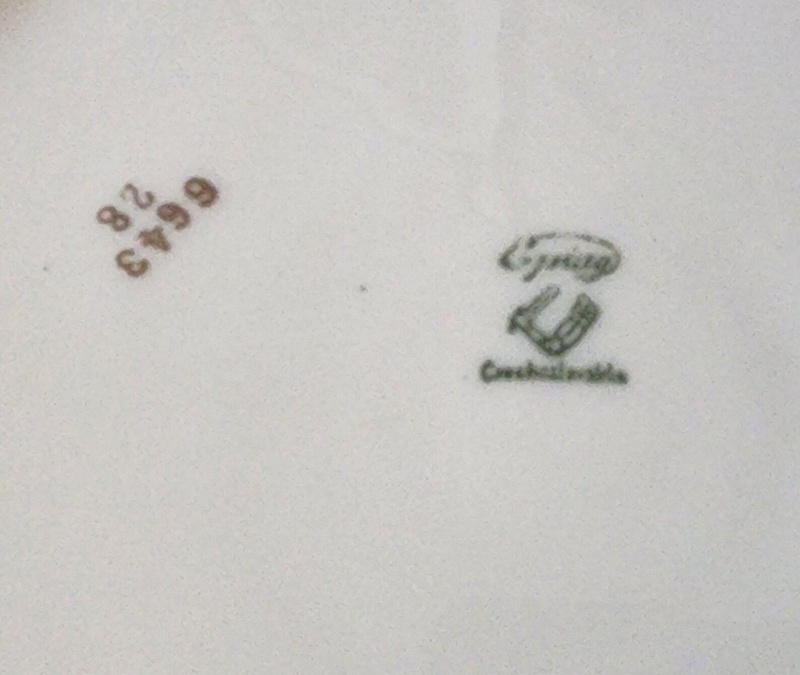 Epiag Czechoslovakia Bergenland Pattern Fine China Cream & Gold Floral ...