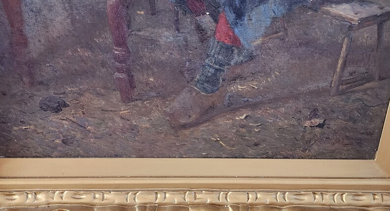 Alois Boudry belgian 1851-1938 Antique Oil on Canvas - Etsy