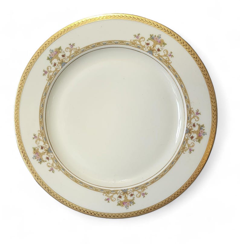 Epiag Czechoslovakia Bergenland Pattern Fine China Cream & Gold Floral ...