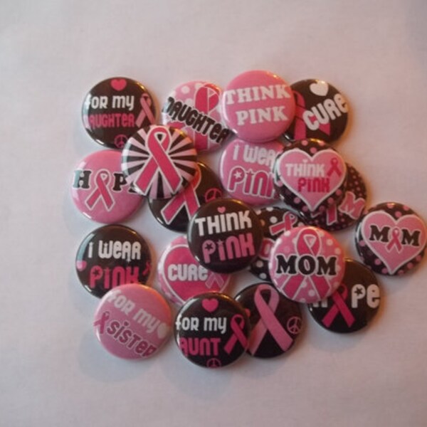 Breast Cancer Pins - Etsy