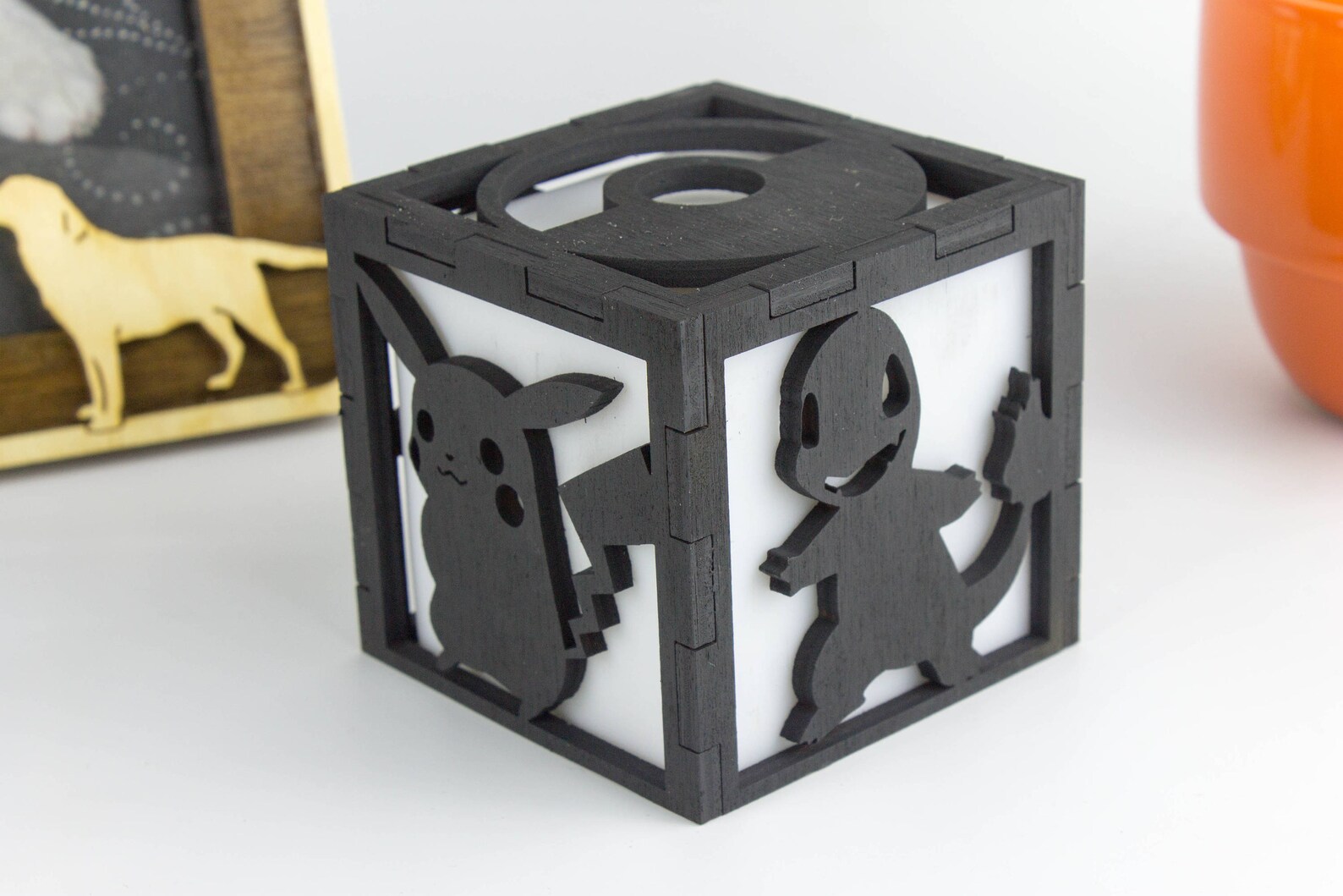 Pokecube Pokemon Cube Lamp Poke Night Light Poke Desk - Etsy