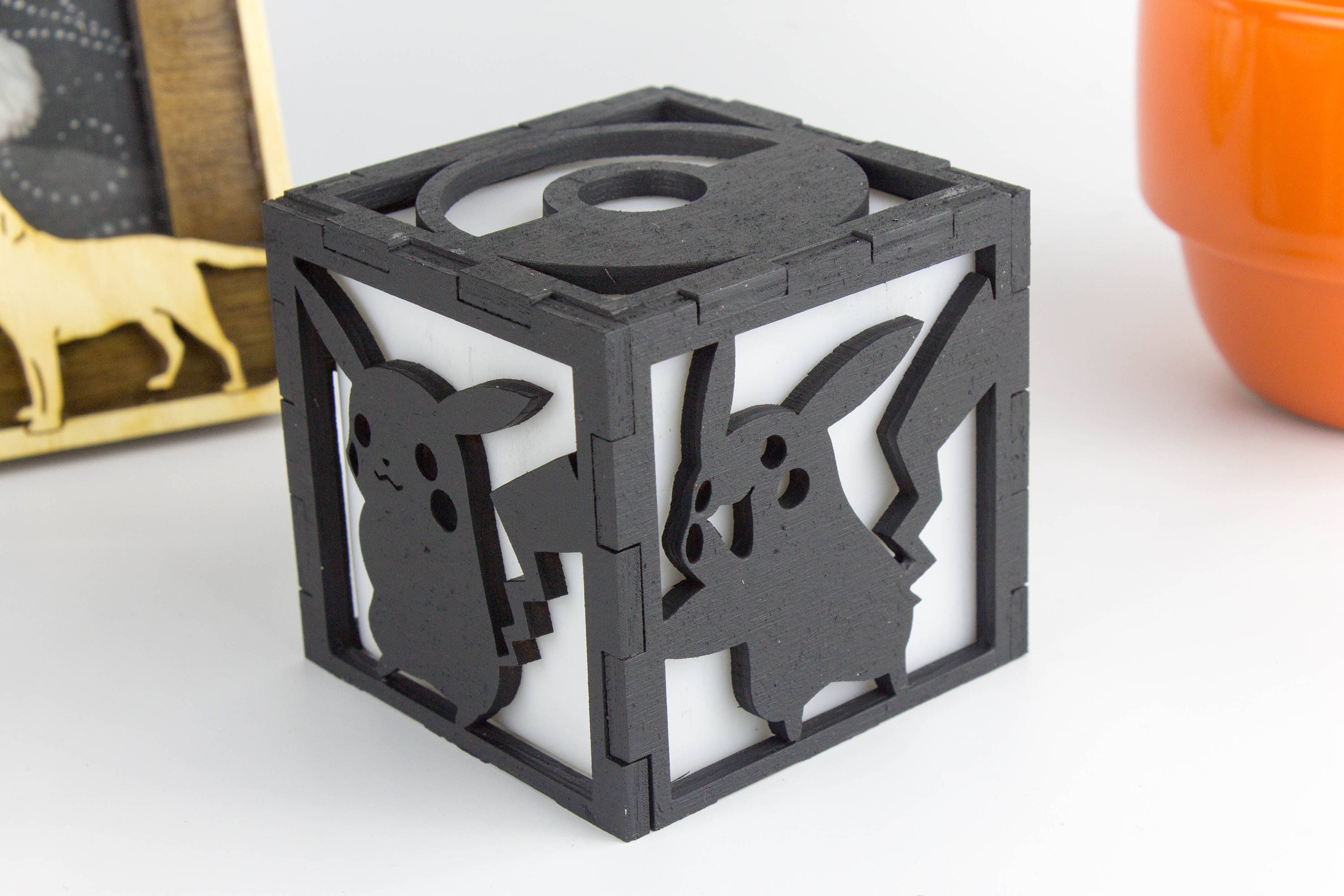 Pokecube Pokemon Cube Lamp Poke Night Light Poke Desk - Etsy