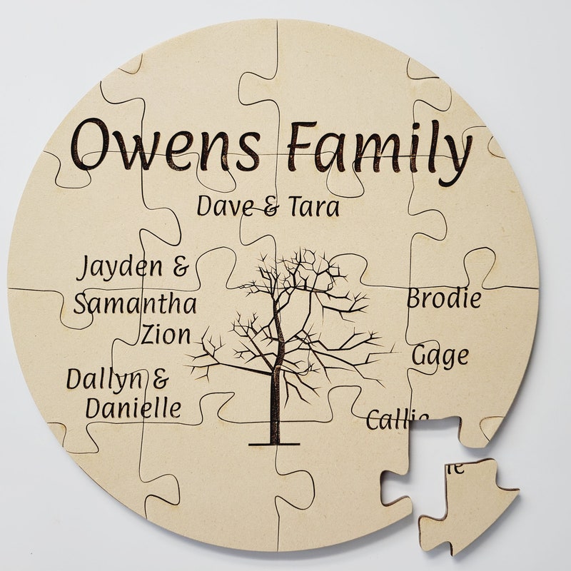 Wood Tree Puzzle - Etsy