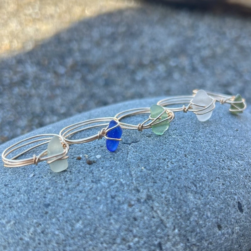 Wire Wrap Sea Glass - Etsy