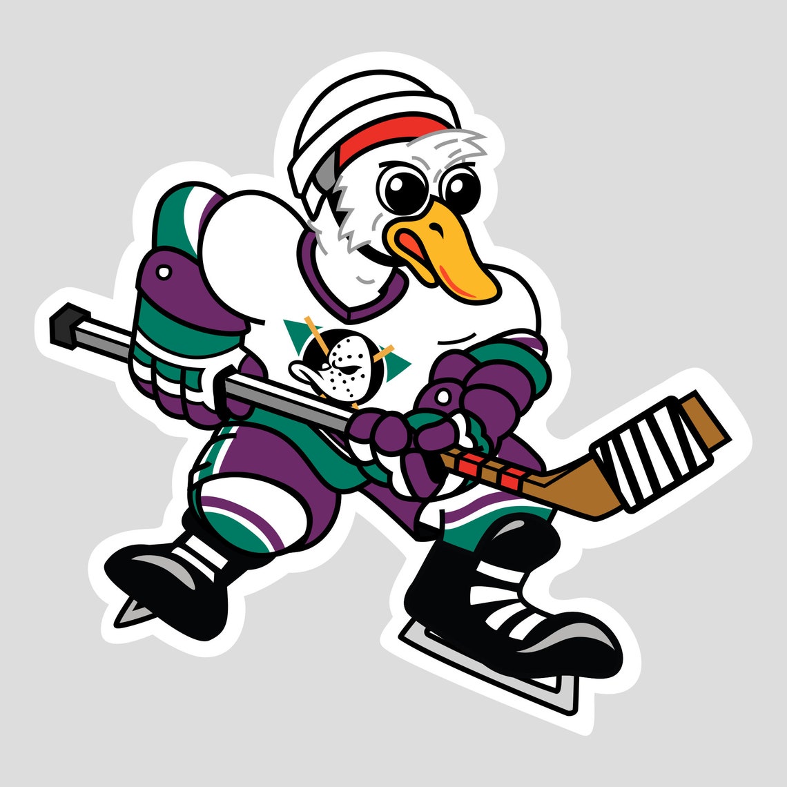 Mighty Ducks Sticker Glossy Photo Stickers D2 Mascot 90s - Etsy Australia