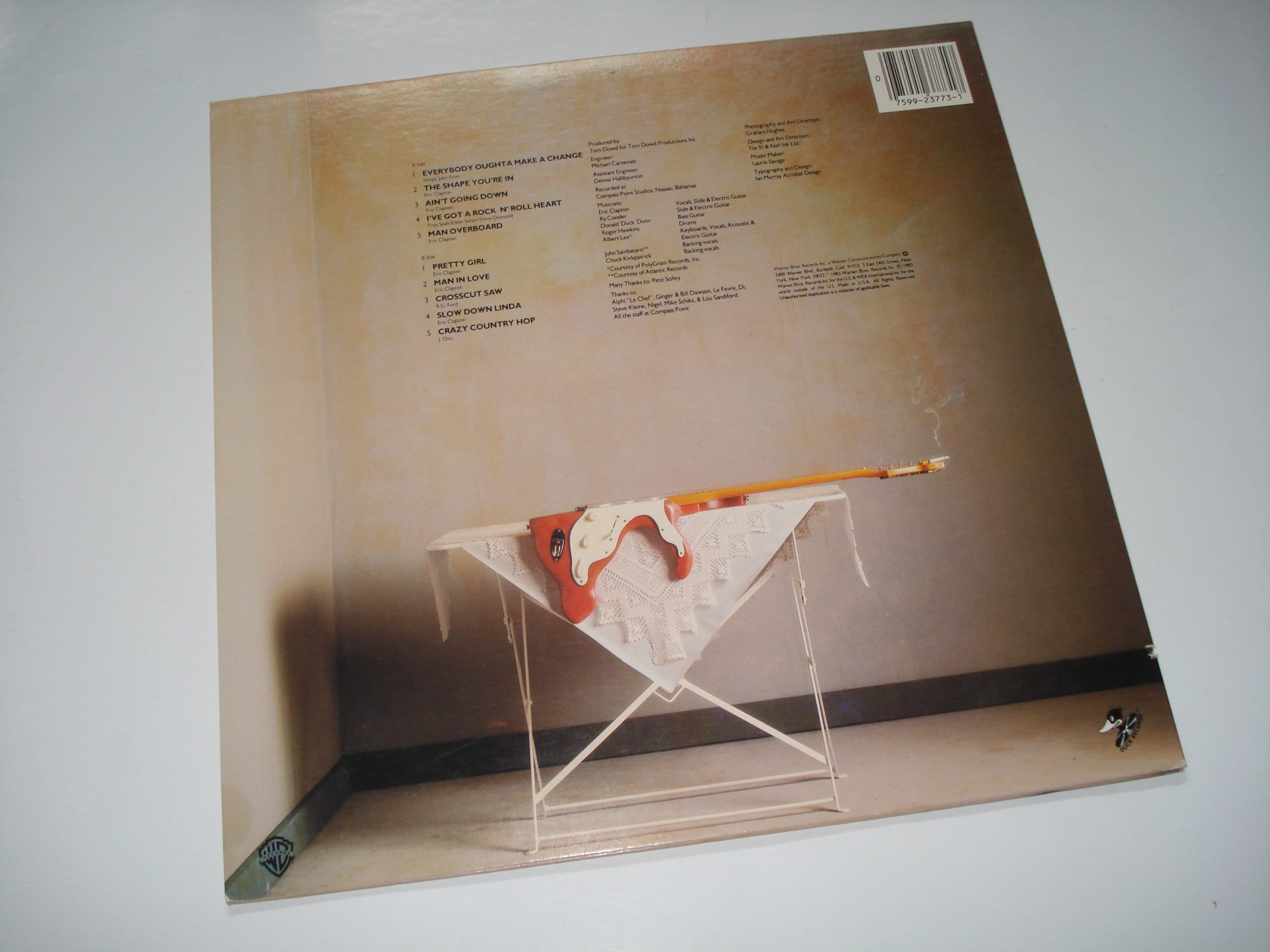 Eric Clapton Money and Cigarettes Vinyl Record Album, Classic Rock ...