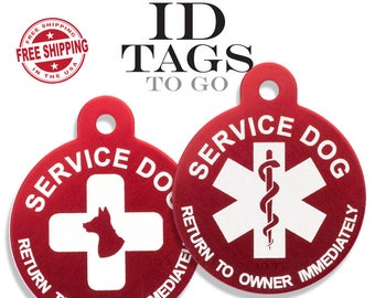 Service Dog Tag | Etsy