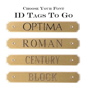 Custom Solid Brass Halter Plate Engraved and Personalized for Your ...