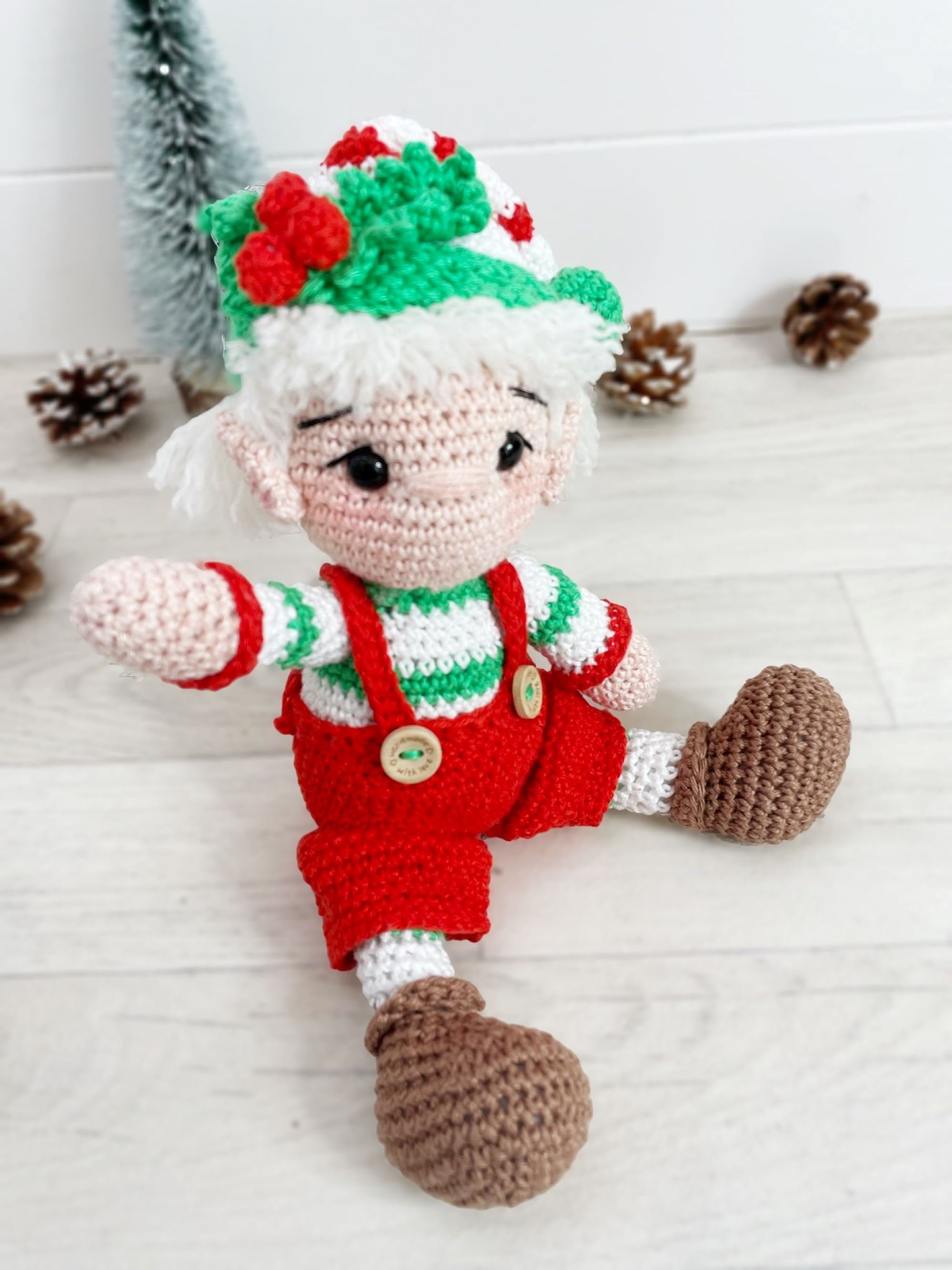 KIT: Eddie the Elf Doll Crochet Kit Crochet Elf DIY Elf - Etsy UK