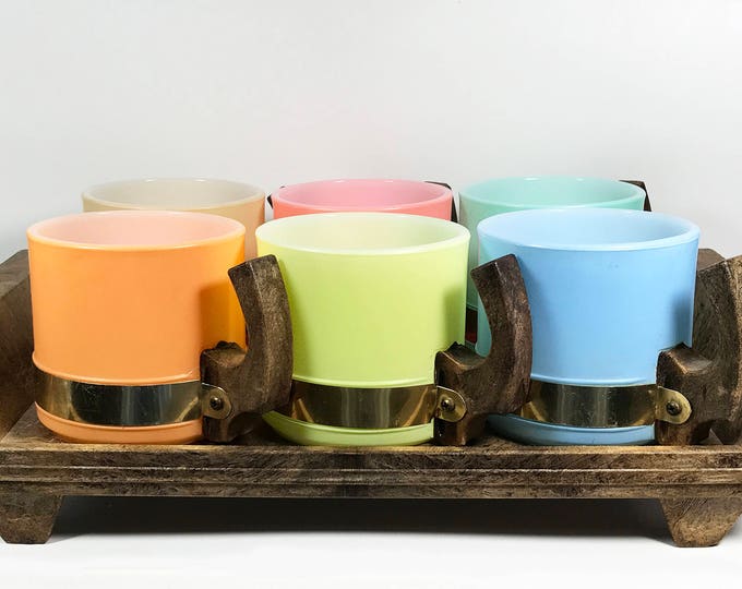 Siesta Ware Mugs With Original Tray - Set of 6 - Etsy