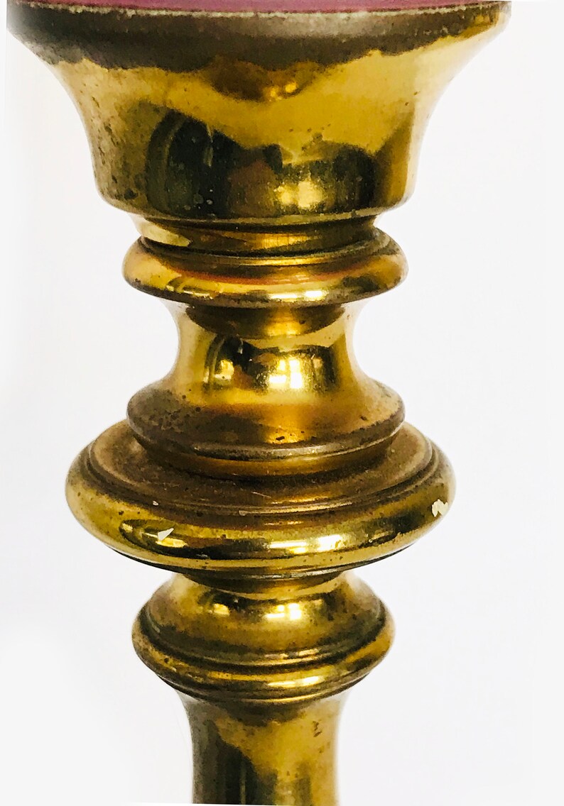 Fenton Glass Cranberry Opalescent Coin Dot Lamp Marble Base | Etsy