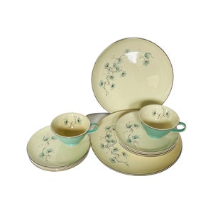 Vintage Taylor Smith Taylor Versatile Blue Lace Dandelion China ...