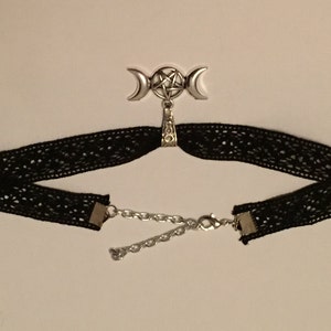 Triple Moon Victorian Style Choker - Etsy