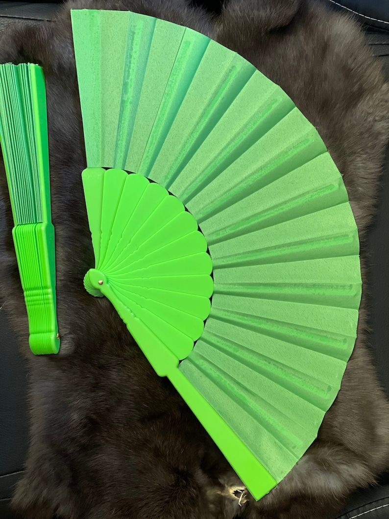 Silk Folding Hand Fan Victorian Regency Style - Etsy