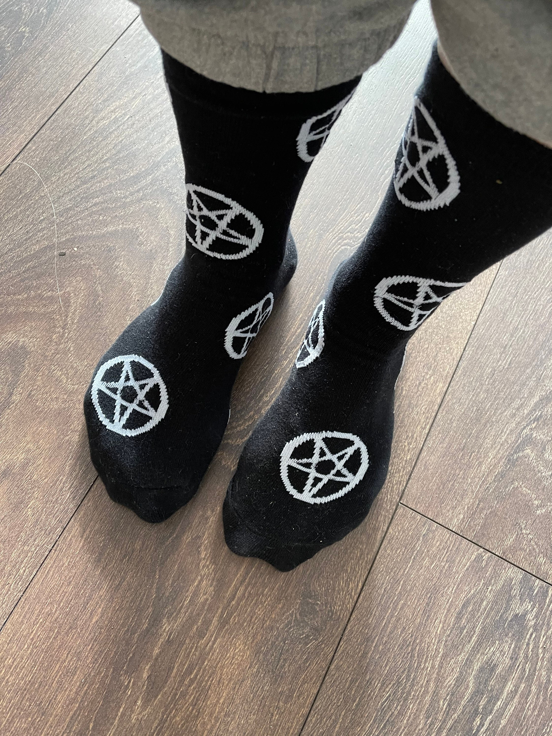 Pentacle Socks/ Witch/goth/star/pentagram - Etsy