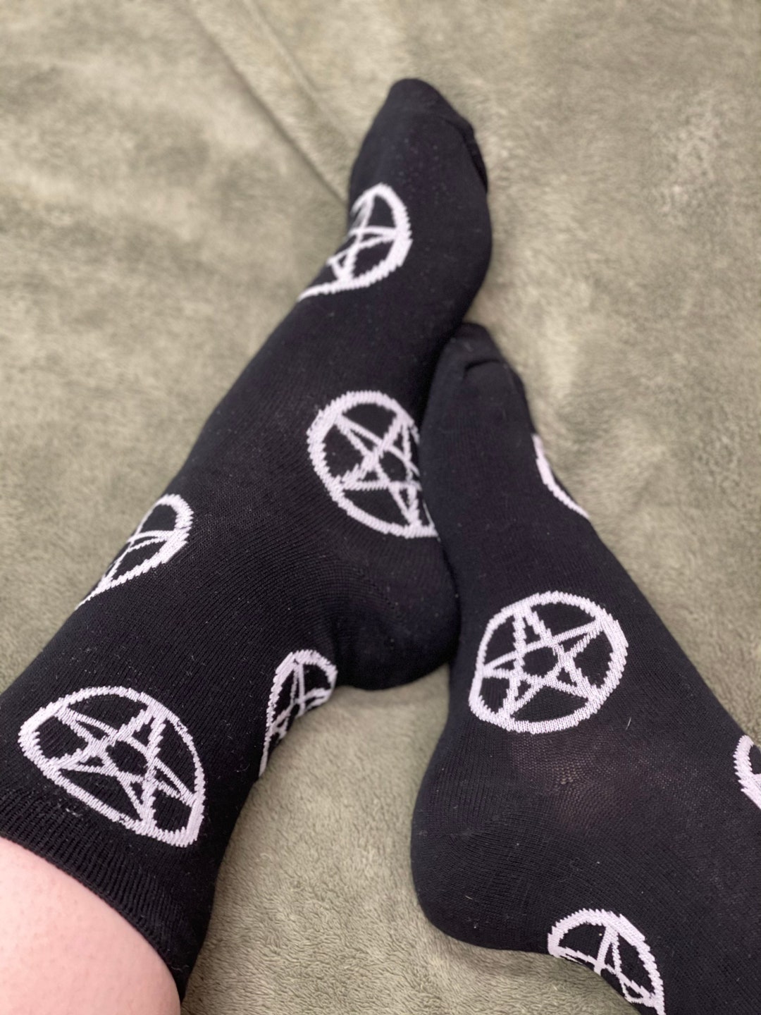 Pentacle Socks/ Witch/goth/star/pentagram - Etsy
