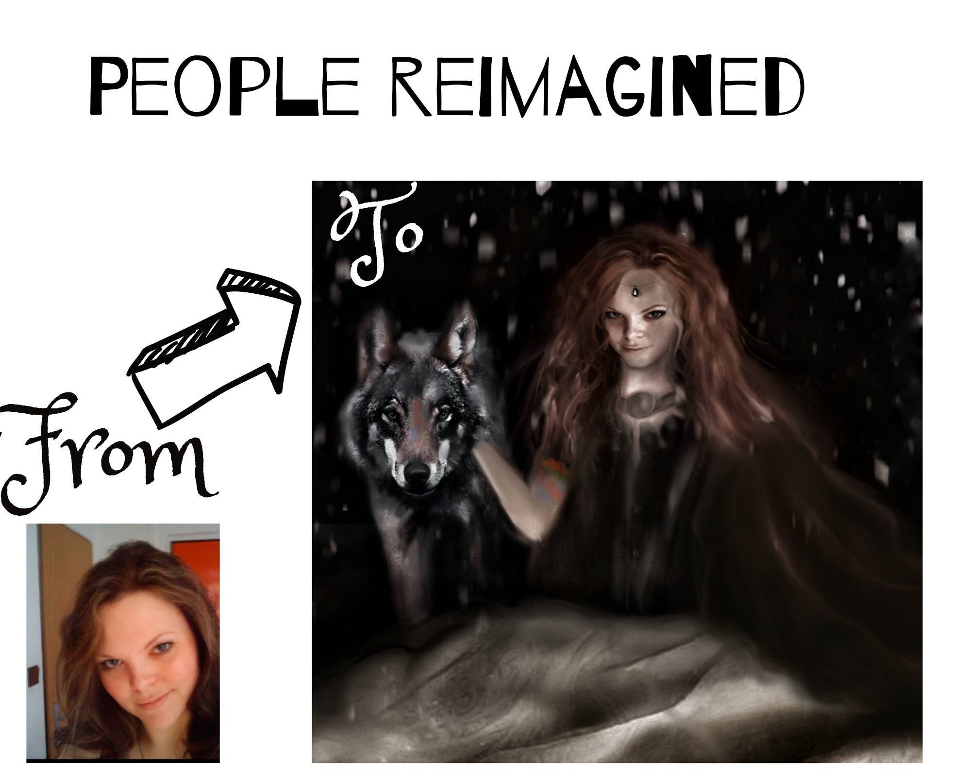 People Reimagined, Portrait, Custom Painting,character Portrait ...