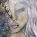 Unbroken Original Painting on a Broken Mirror With Mirror - Etsy