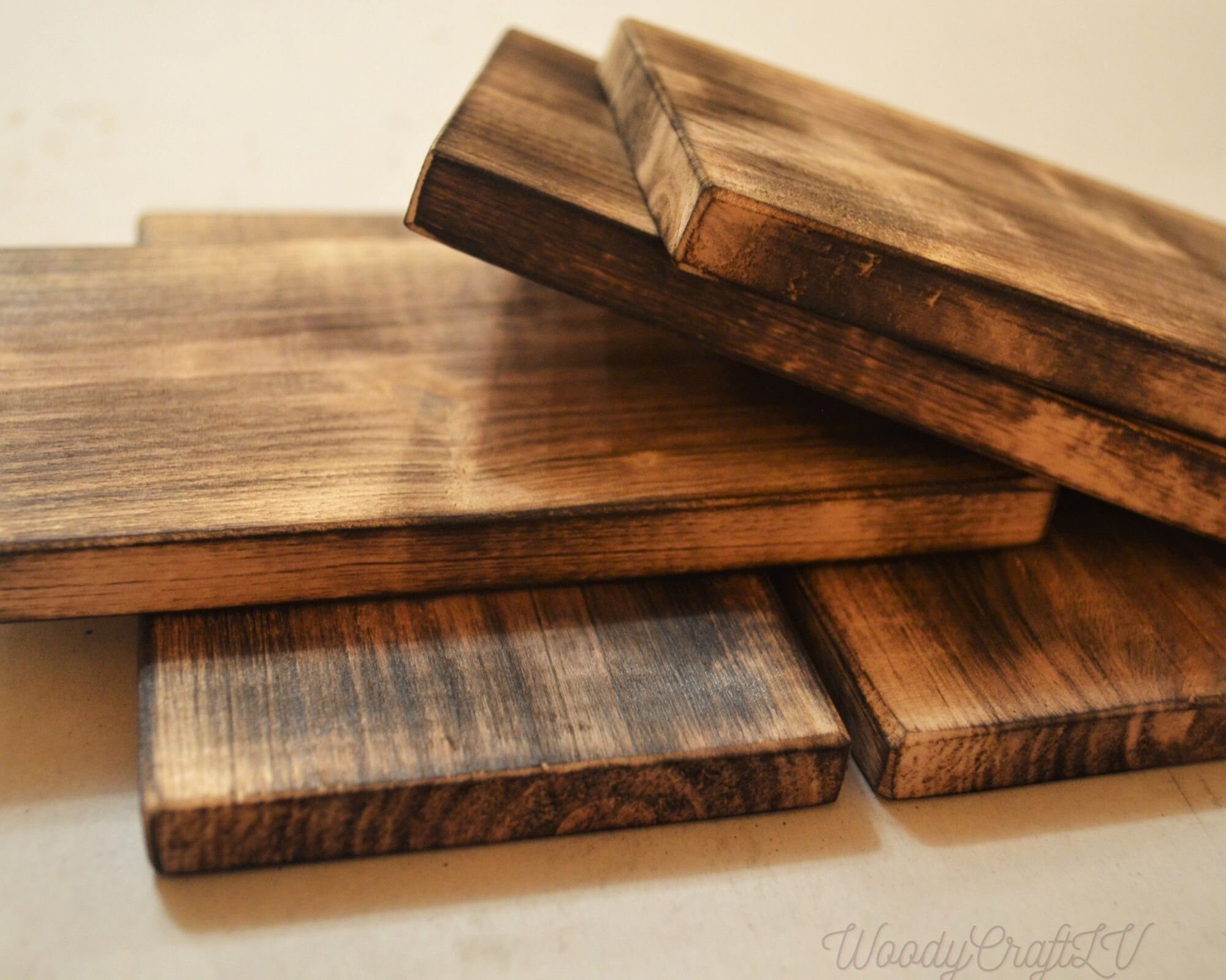 Burned Wood Bord. Rustic Wooden Boards. Burned Hardwood Black | Etsy