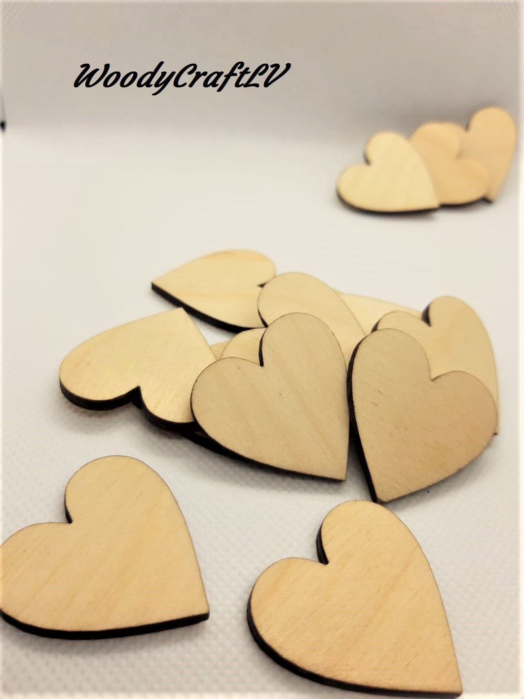 Heart Craft Shape. Wooden Curvaceous. for Decortions.collage. - Etsy