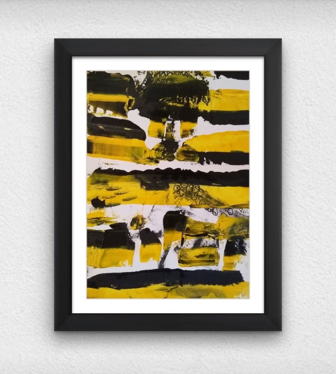 Original Acrylic Painting on A3 Paper 29.7 X 42 Cm / Hand Painted ...